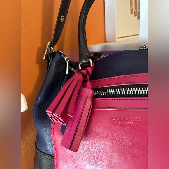 Coach | Bags | Coach Legacy Colorblock Molly Satchel Shoulder Bag Nwot ...